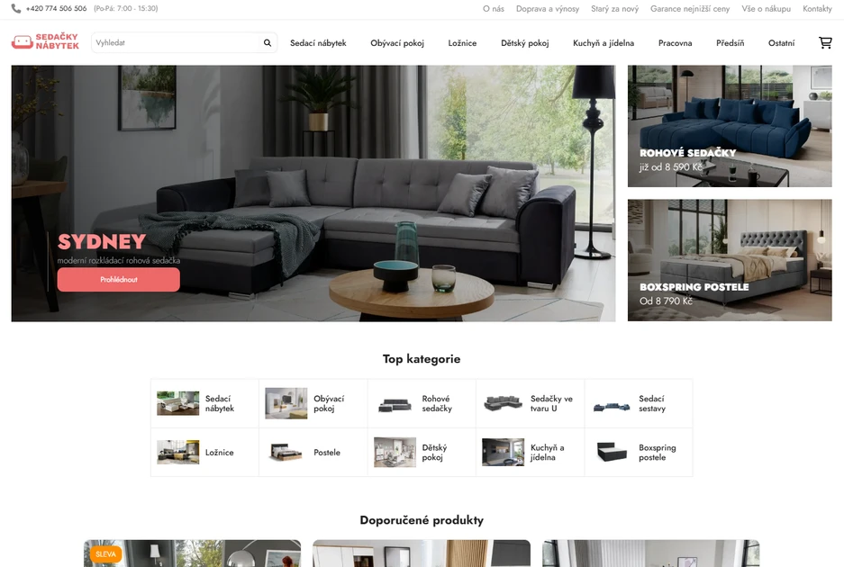 Sedačky-nábytek