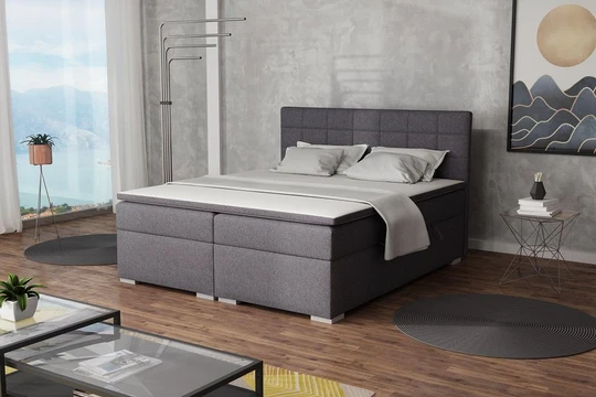 Levná boxspring postel ASTRA 200x200 cm